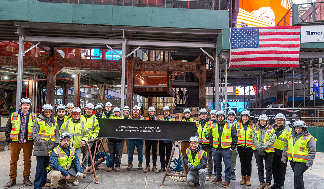 Turner and Joint Venture Partner Promethean Builders Top Out Redevelopment of One Times Square ...