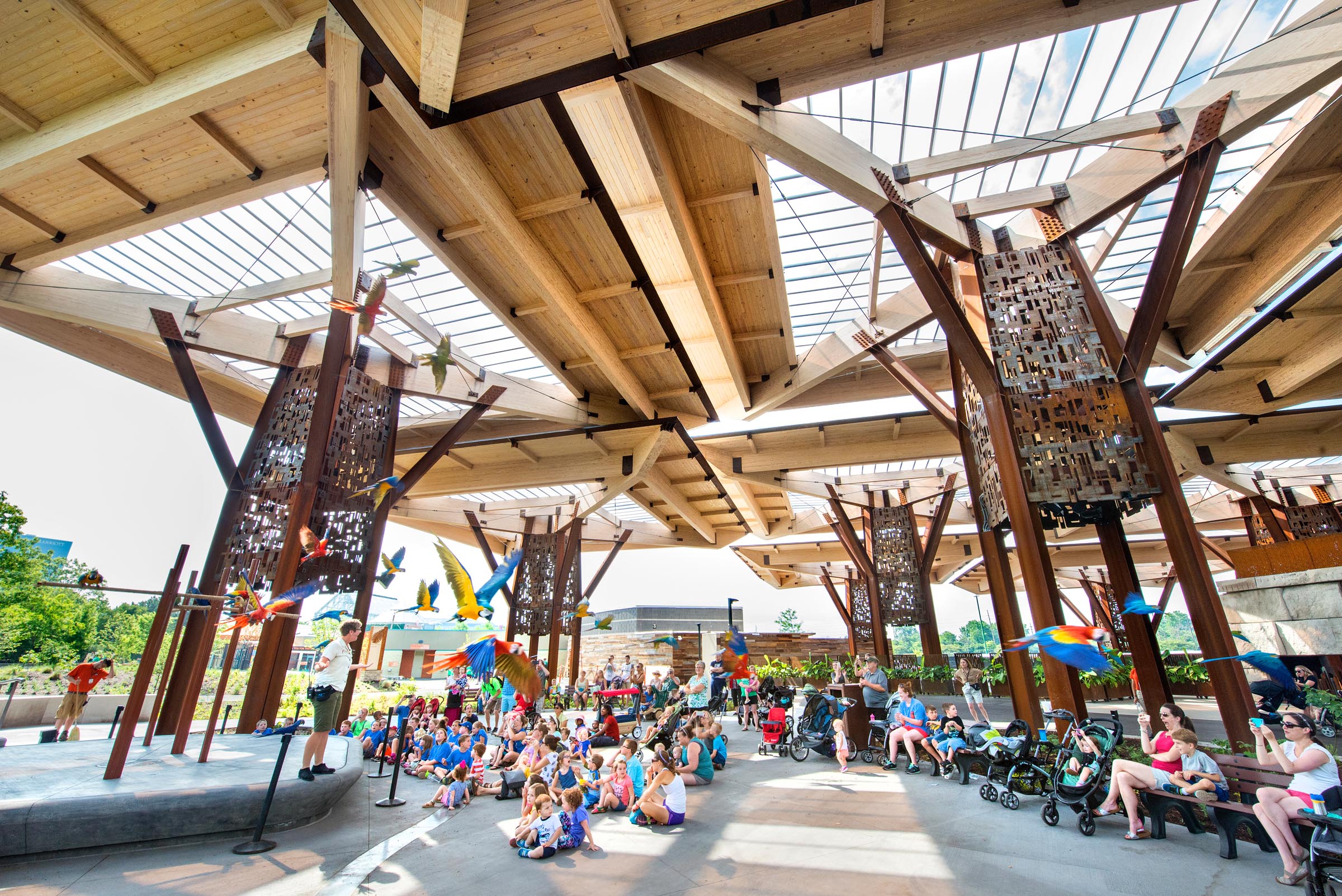 Indianapolis Zoo Bicentennial Pavilion and Promenade | Projects ...